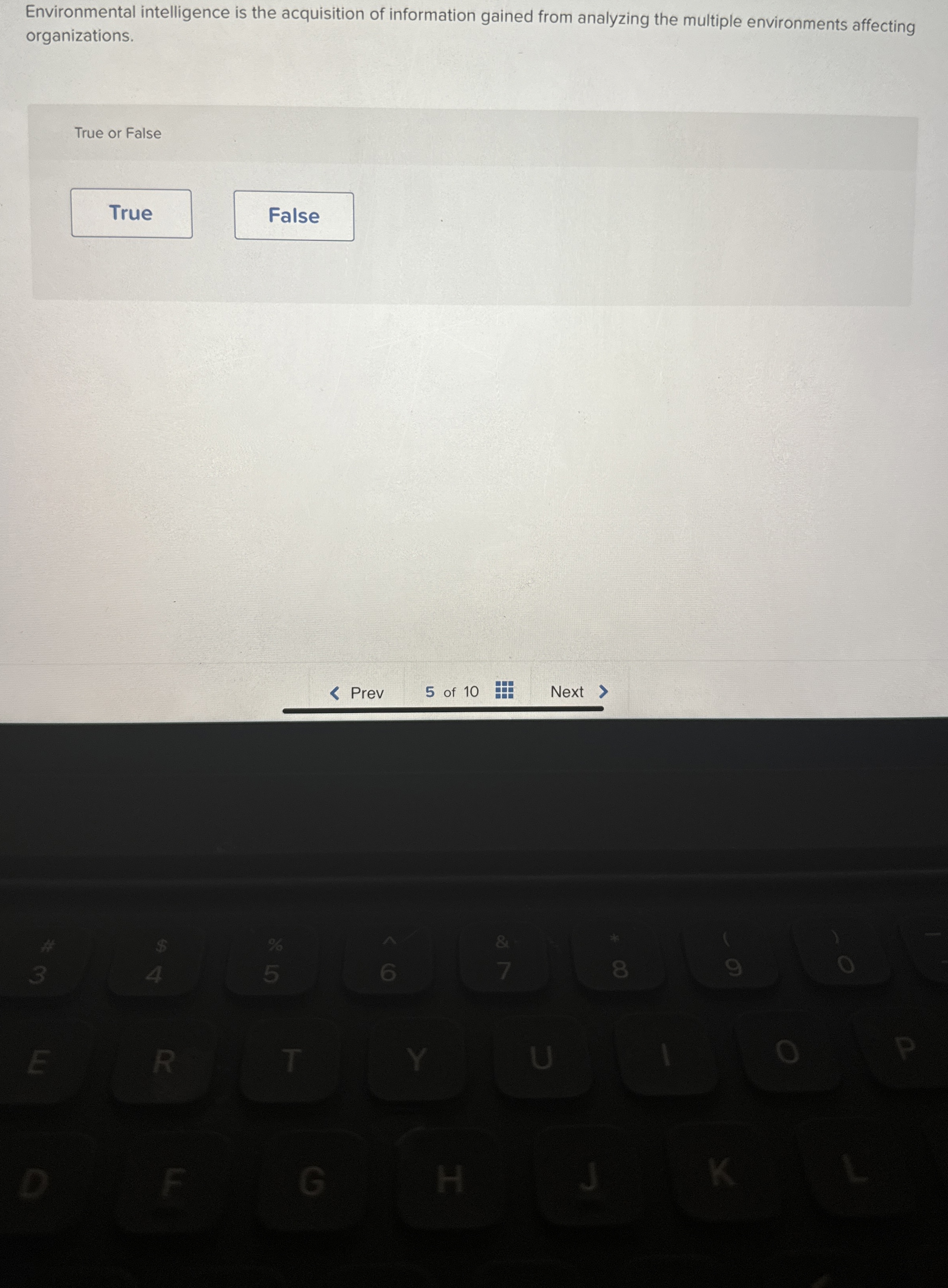 Solved Environmental intelligence is the acquisition of | Chegg.com