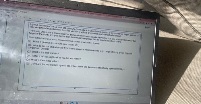 Solved Q1. What is guven (e.g.. sample size, mean, etc) | Chegg.com