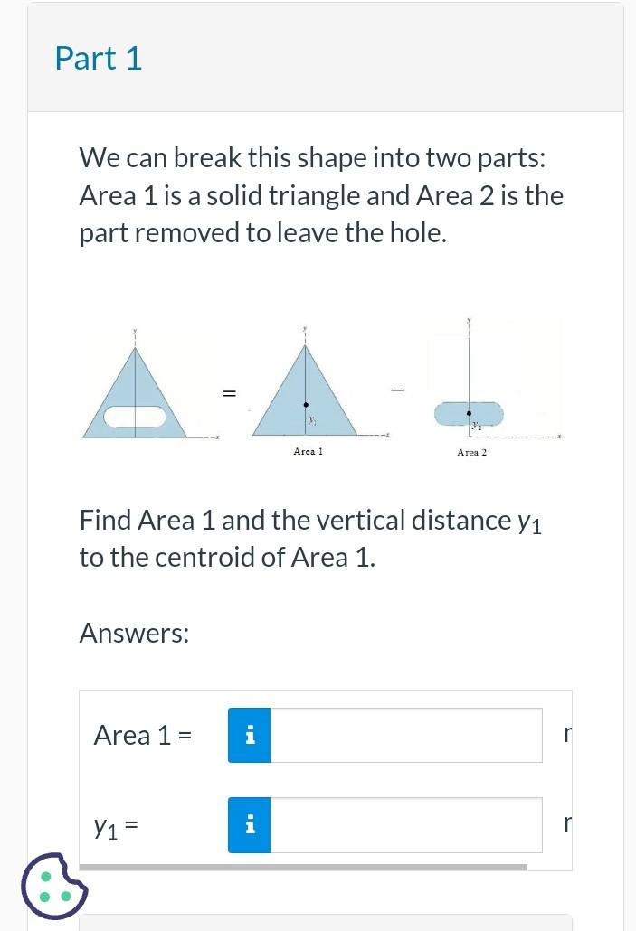 Solved Determine the y-coordinate of the centroid of the | Chegg.com
