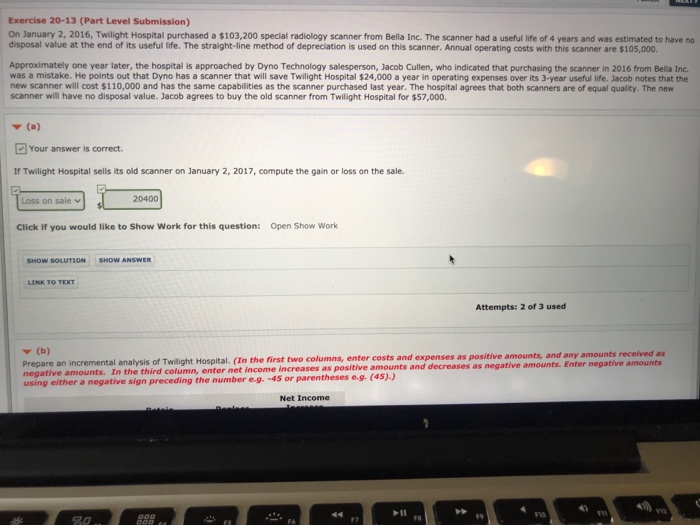 Solved Exercise 20-13 (Part Level Submission) On January 2, | Chegg.com