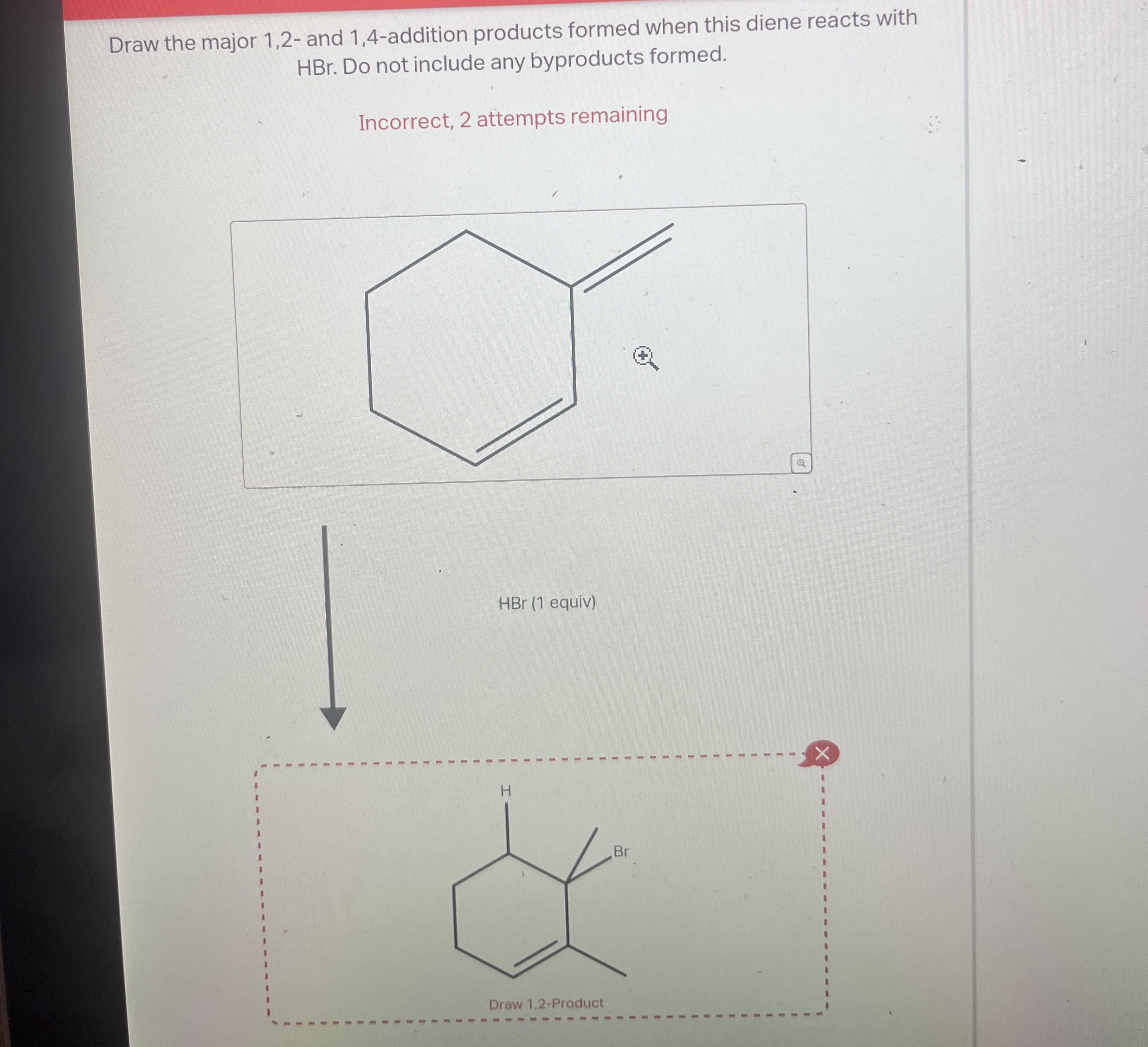 Solved Draw the major 1,2-and 1,4-addition products formed | Chegg.com
