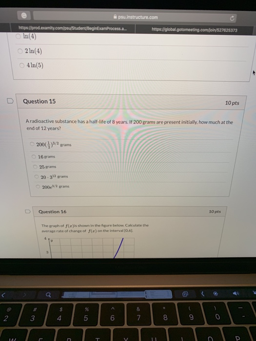 Solved psu.instructure.com | Chegg.com