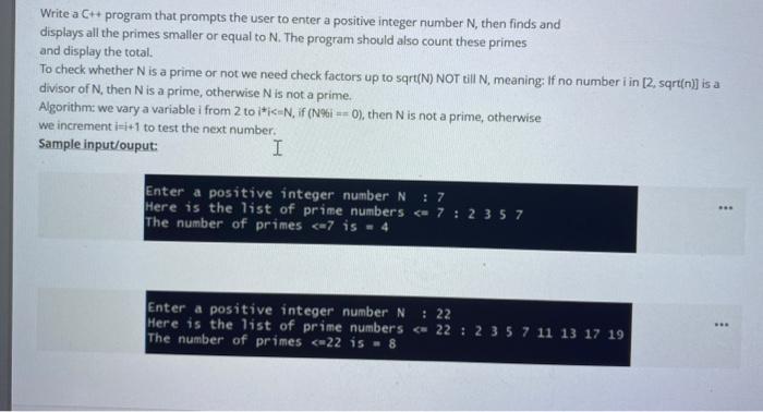 Solved Write a Ct+ program that prompts the user to enter a | Chegg.com