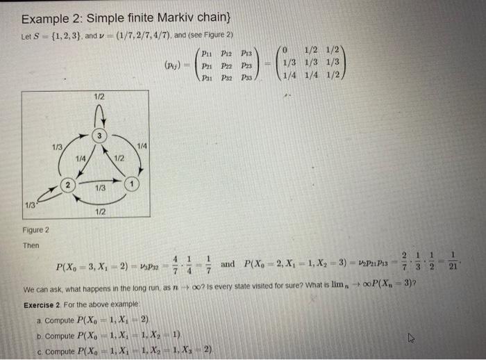 Solved Example 3: Simple Random Walk (s.r.w.)\} Let 0 | Chegg.com