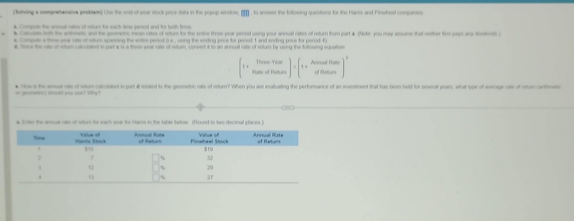Solved Solving a comprehensive problem) Use the end-of-year | Chegg.com