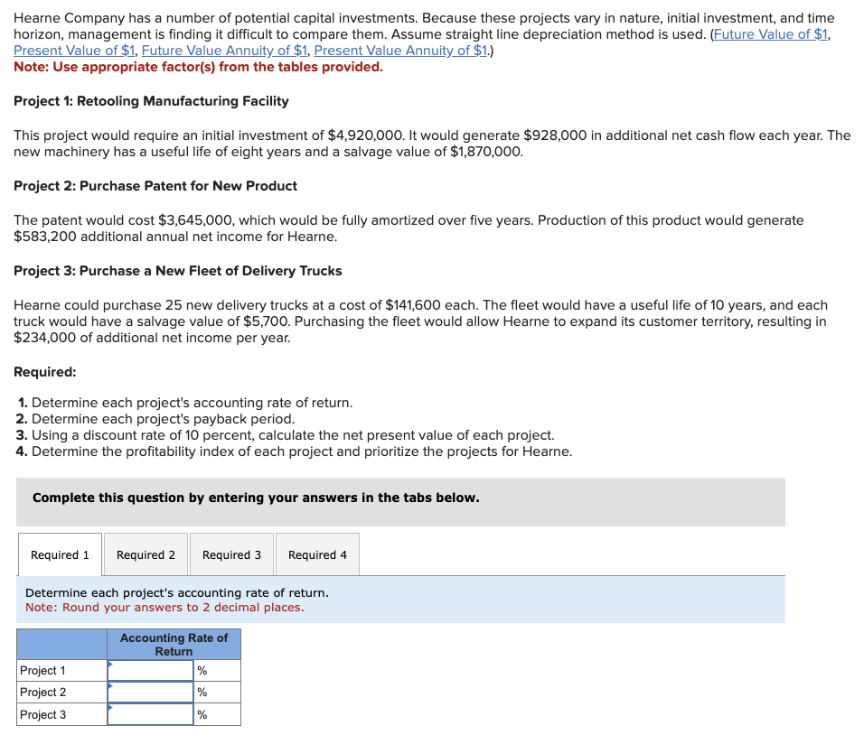 Solved Determine each project's payback period.Note: Round | Chegg.com