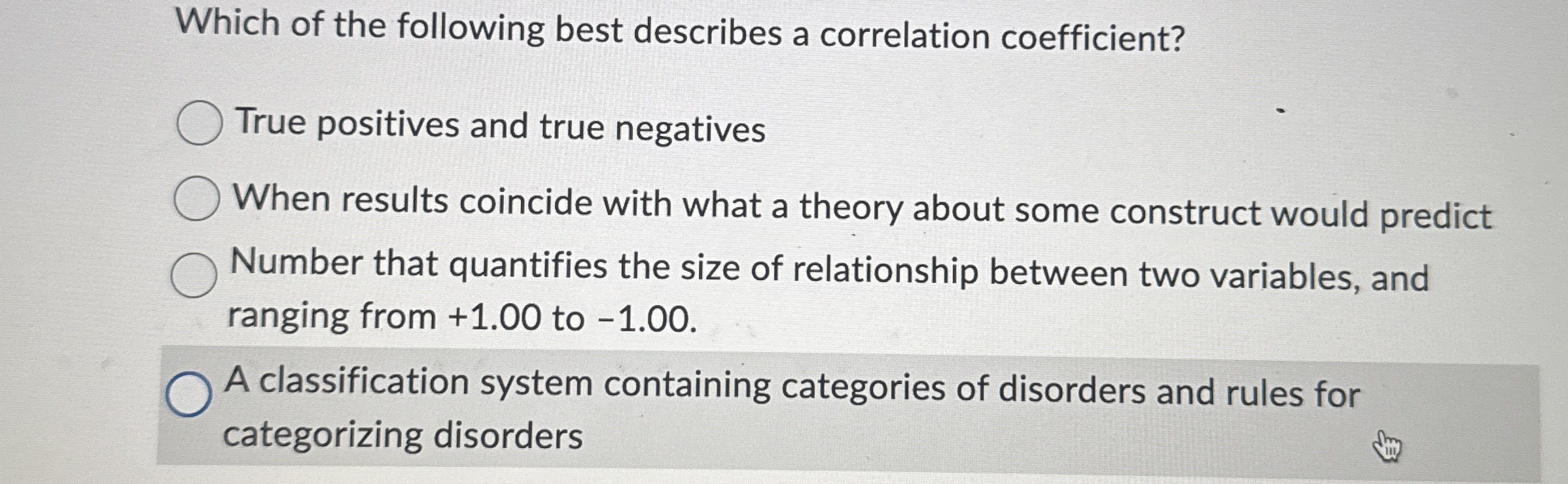Solved A classification system containing categories of | Chegg.com