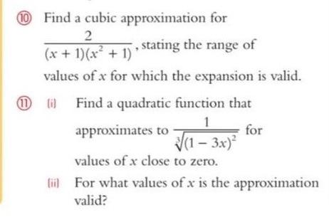 Solved Find a cubic approximation for 2 , stating the range | Chegg.com