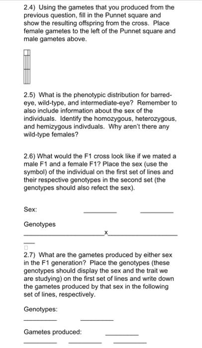 Solved 2.9) What is the phenotypic distribution for | Chegg.com