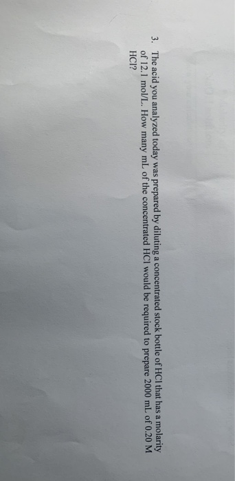 Solved Name: Post-Lab Problems What would be the expected | Chegg.com