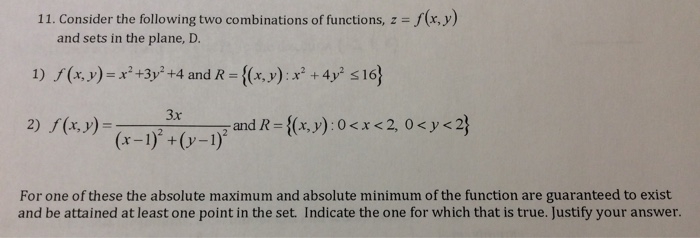 Solved 11. Consider the following two combinations of | Chegg.com