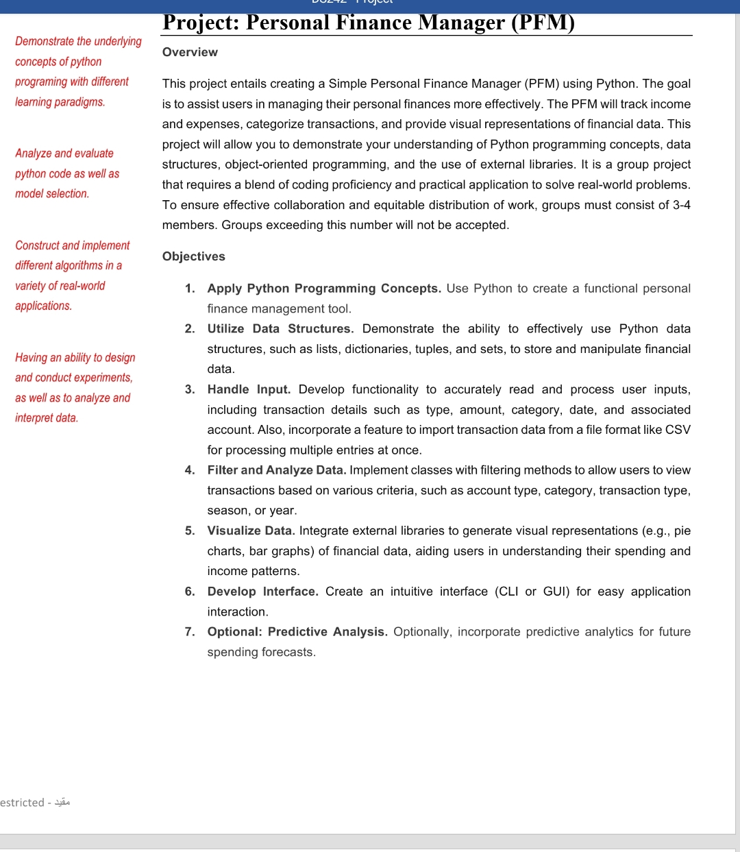 Solved Demonstrate the underlying concepts of python | Chegg.com