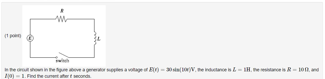 Solved In the circuit shown in the figure above a generator | Chegg.com