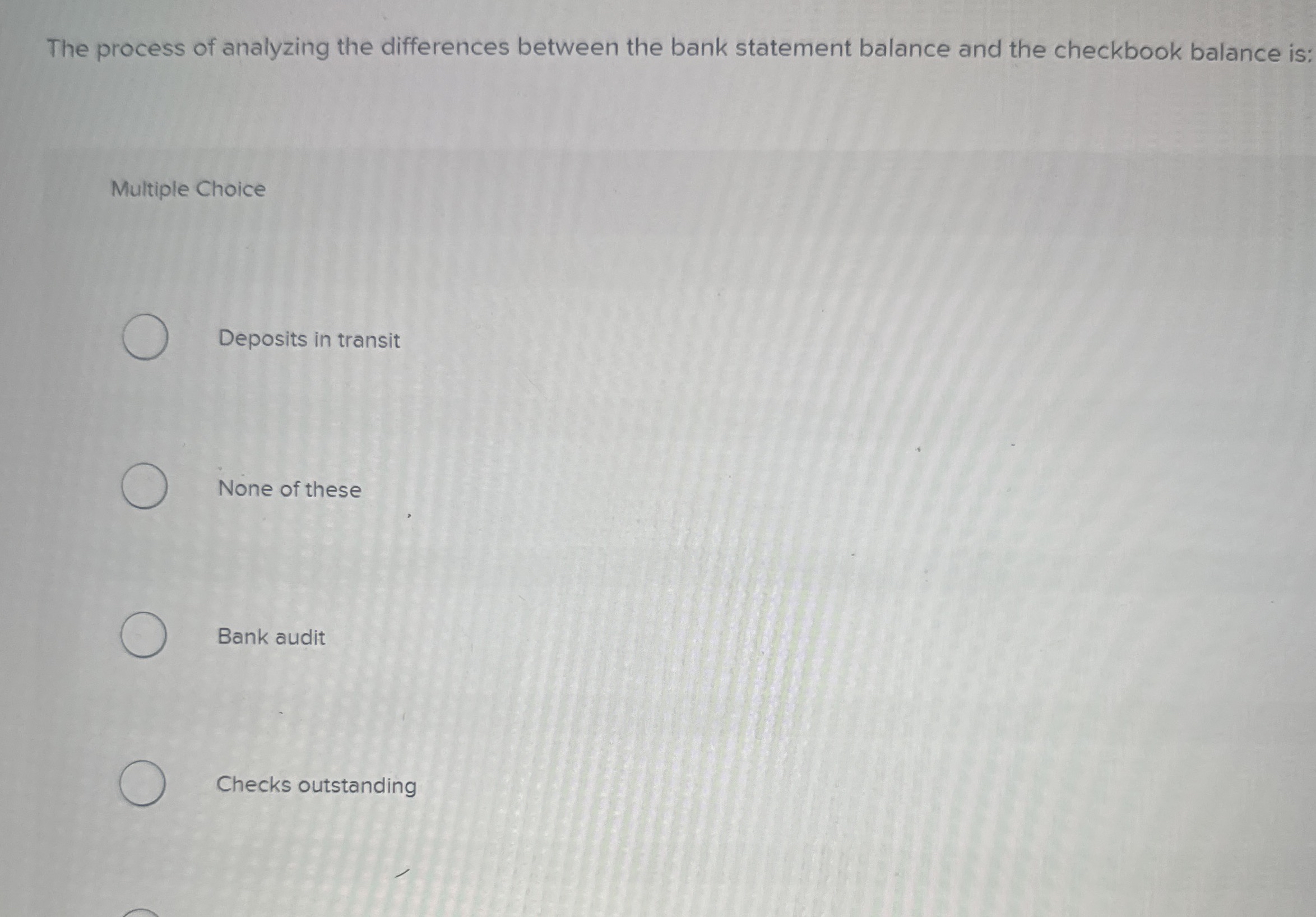 Solved The process of analyzing the differences between the | Chegg.com