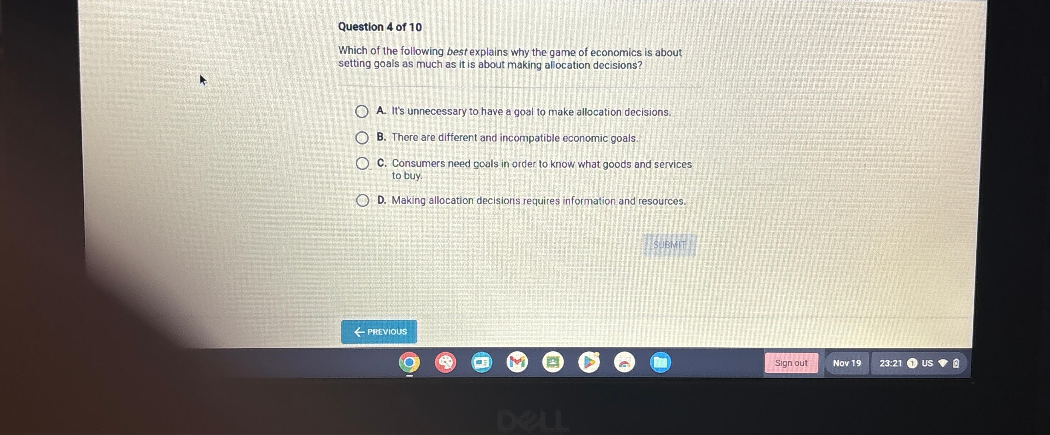 Solved Question 4 ﻿of 10Which of the following best explains | Chegg.com