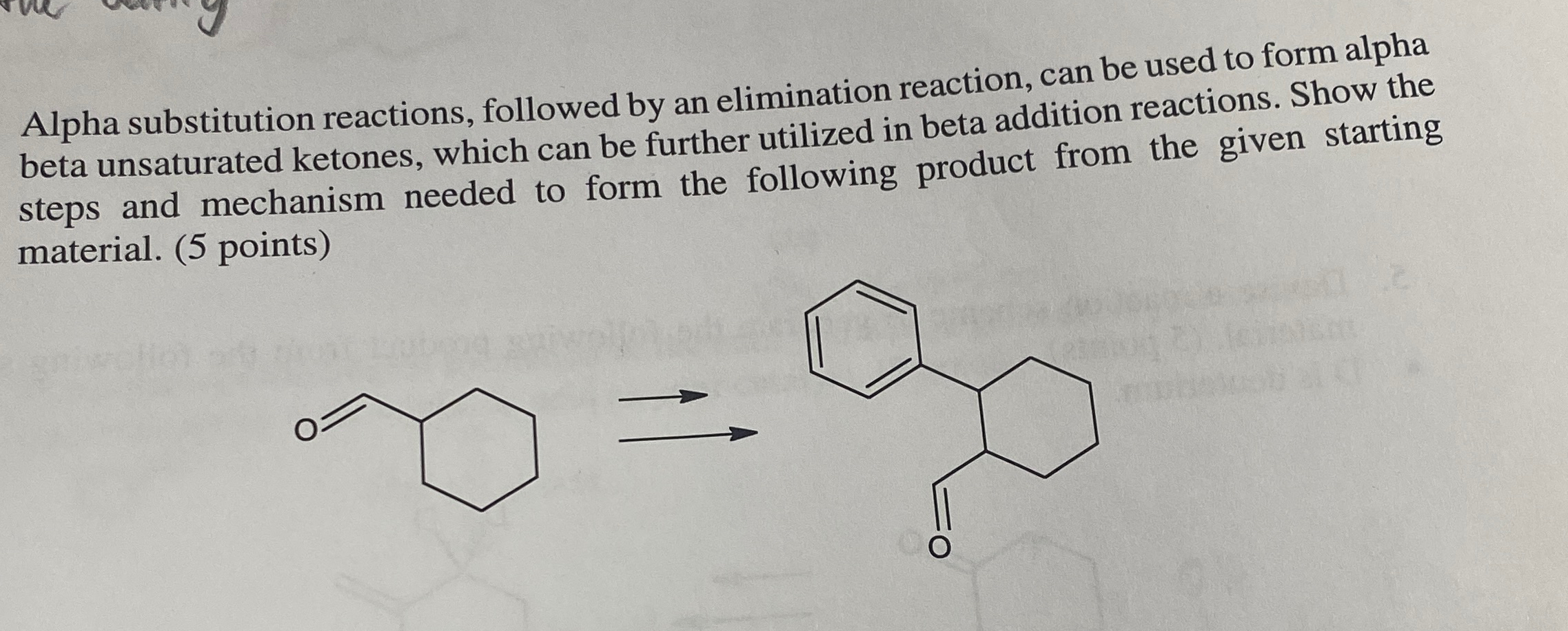 Solved Alpha substitution reactions, followed by an | Chegg.com