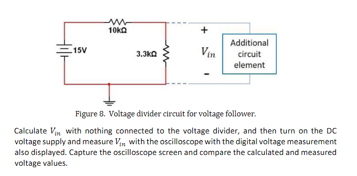 Solved Voltage divider circuit for voltage | Chegg.com