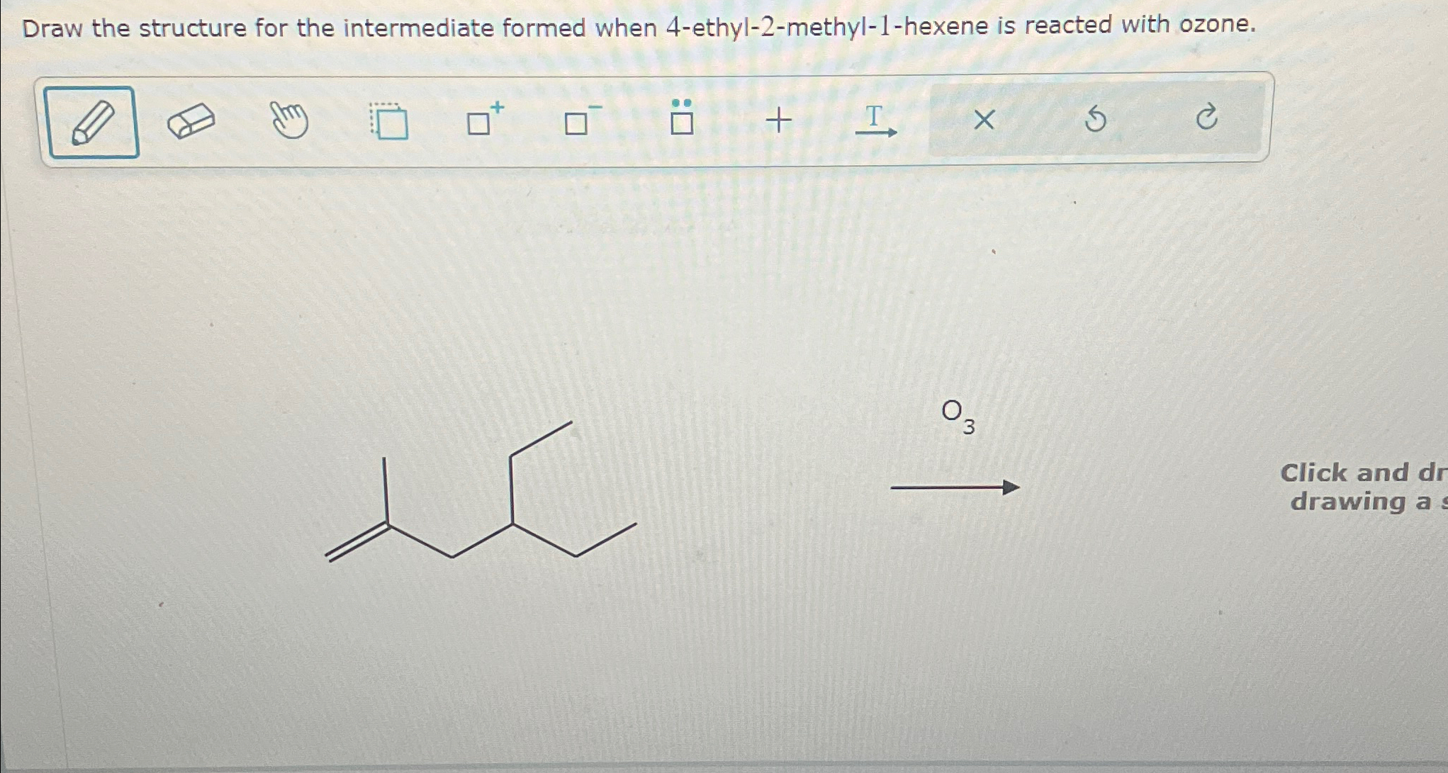Solved Draw the structure for the intermediate formed when | Chegg.com