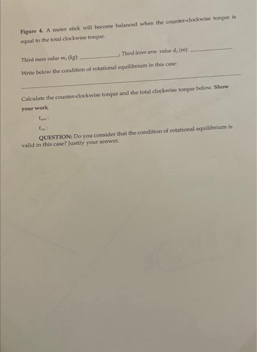Report on Laboratory Experiment "Rotational | Chegg.com