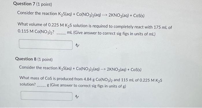 Solved Consider the reaction K2 | Chegg.com