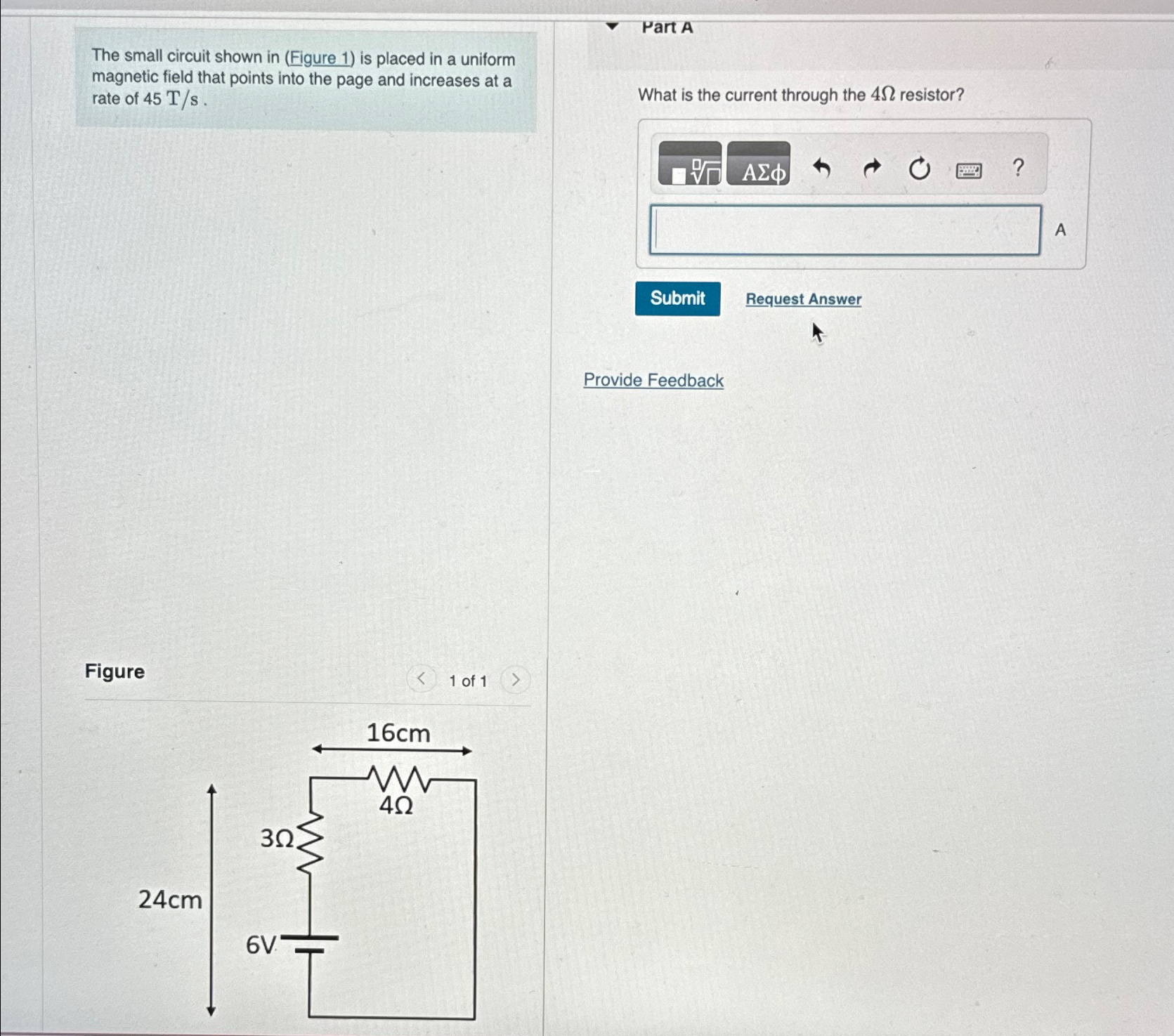 Solved Part AThe small circuit shown in (Figure 1) ﻿is | Chegg.com