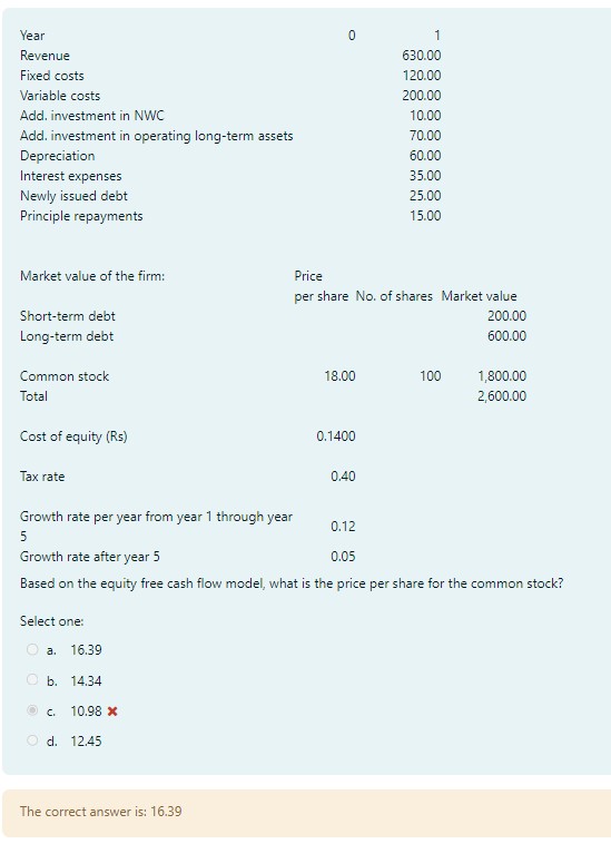 Solved Please solve using Excel for the correct answer. | Chegg.com