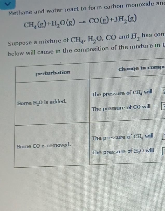 Solved Methane and water react to form carbon monoxide an | Chegg.com