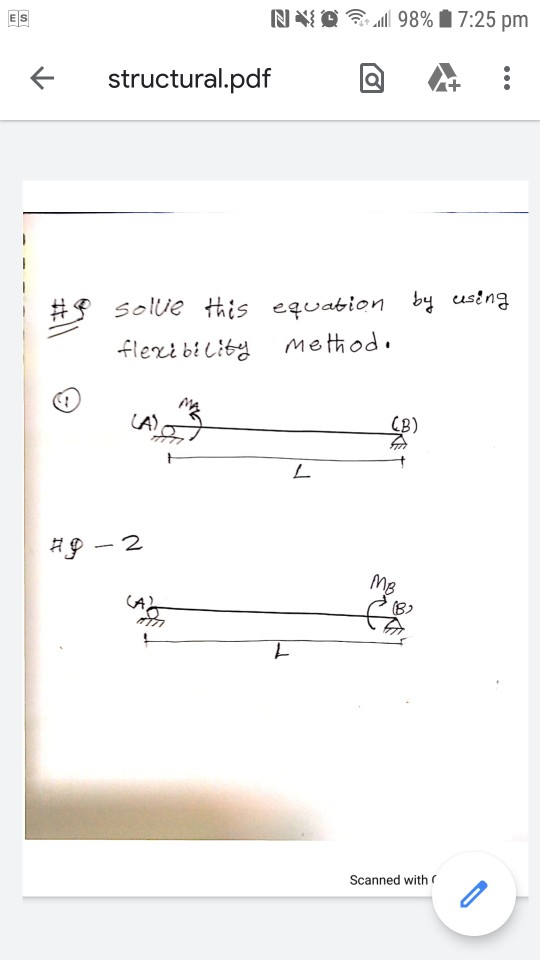 Solved how to solve this equation by using flexibility | Chegg.com
