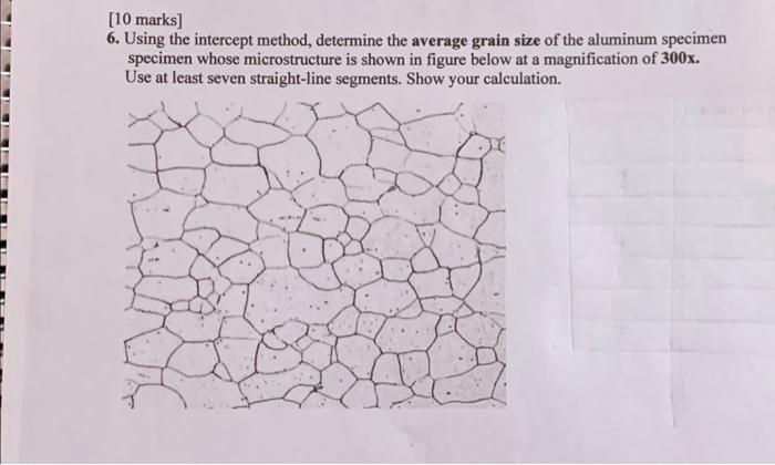 Solved [10 marks] 6. Using the intercept method, determine | Chegg.com