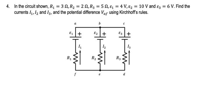 Solved In the circuit shown, R1 = 3 Ω, R2 = 2 Ω, R3 = 5 Ω, | Chegg.com