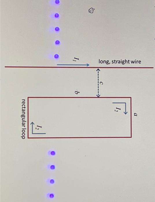 Solved A long, straight wire carries a current I1=10.1 A and | Chegg.com