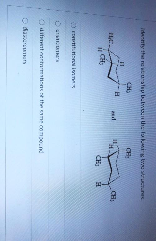 Solved Identify the relationship between the following two | Chegg.com