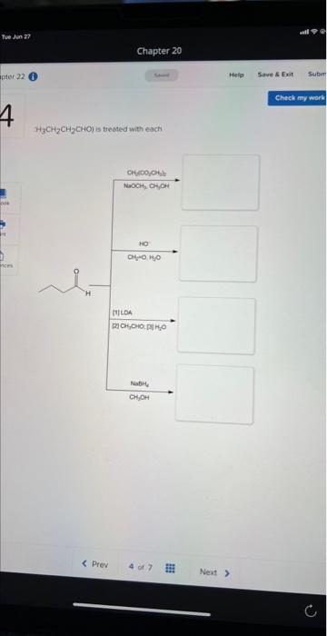 Solved 4 Book Print erences N Determine the products formed | Chegg.com