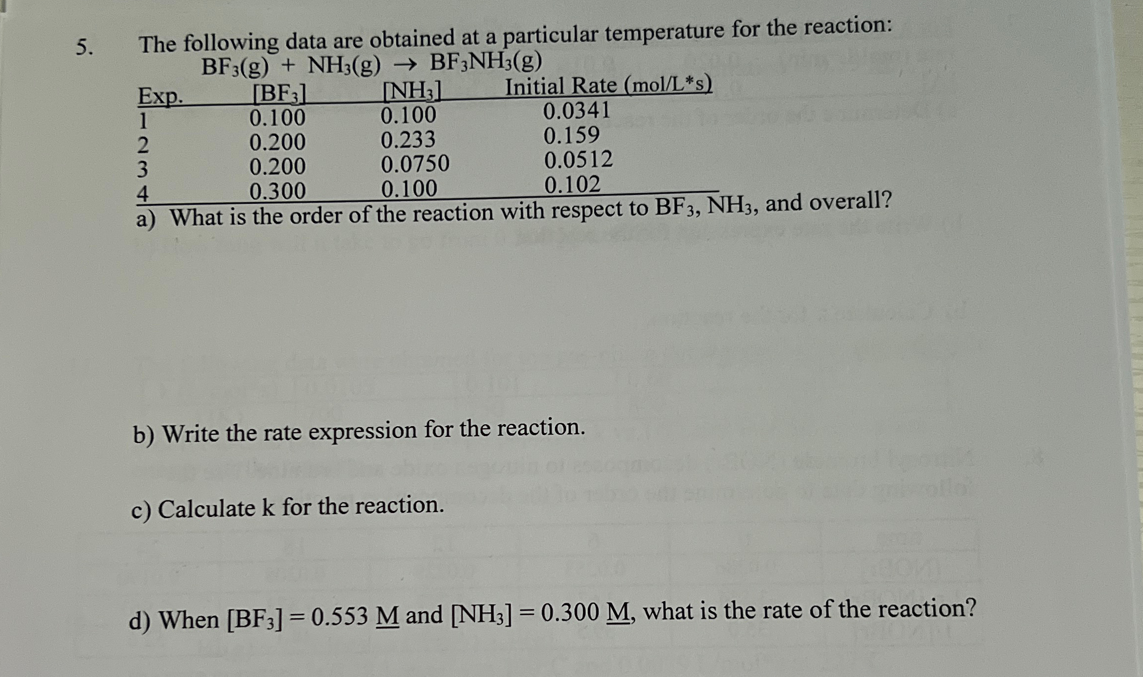 The following data are obtained at a particular | Chegg.com