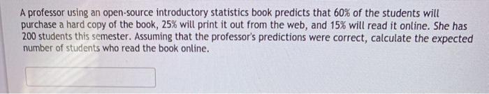 Solved A professor using an open-source introductory | Chegg.com