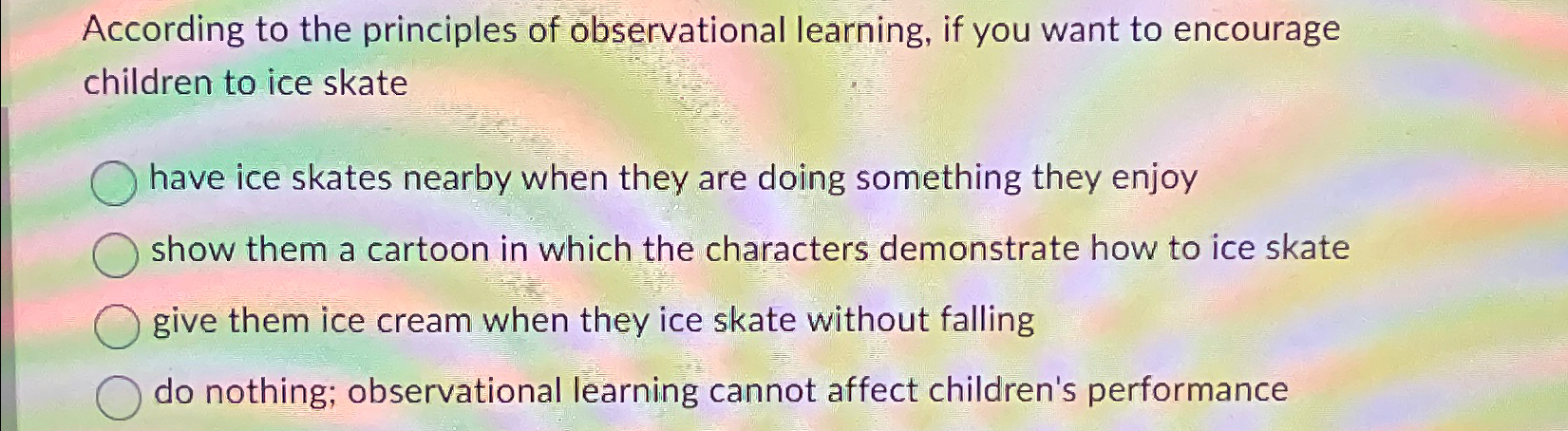 Solved According to the principles of observational | Chegg.com