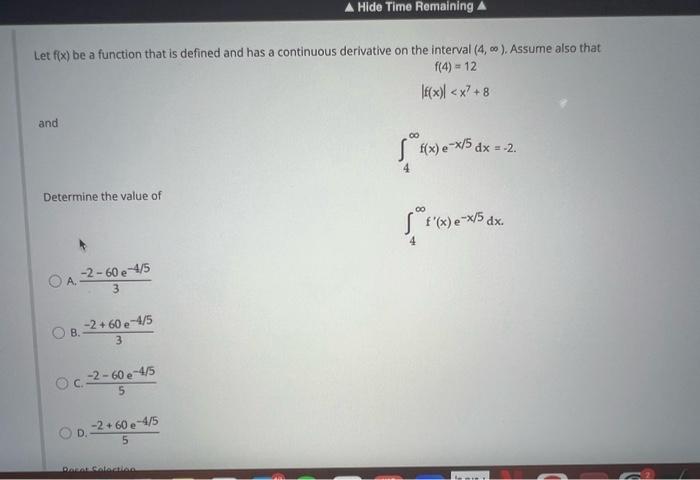 Solved Let f(x) be a function that is defined and has a | Chegg.com