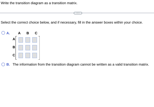 Solved Write the transition diagram as a transition | Chegg.com