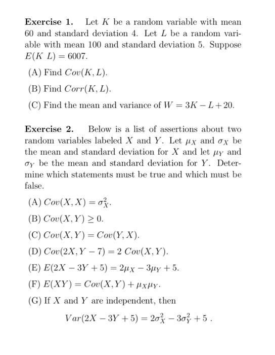 Solved Please answer Exercise 1 and 2Exercise 1. Let K be a | Chegg.com Solved Please answer Exercise 1 and 2Exercise 1. Let K be a | Chegg.com