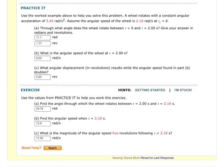 Solved EXERCISE HINTS: GETTING STARTED I'M STUCK! Use the | Chegg.com