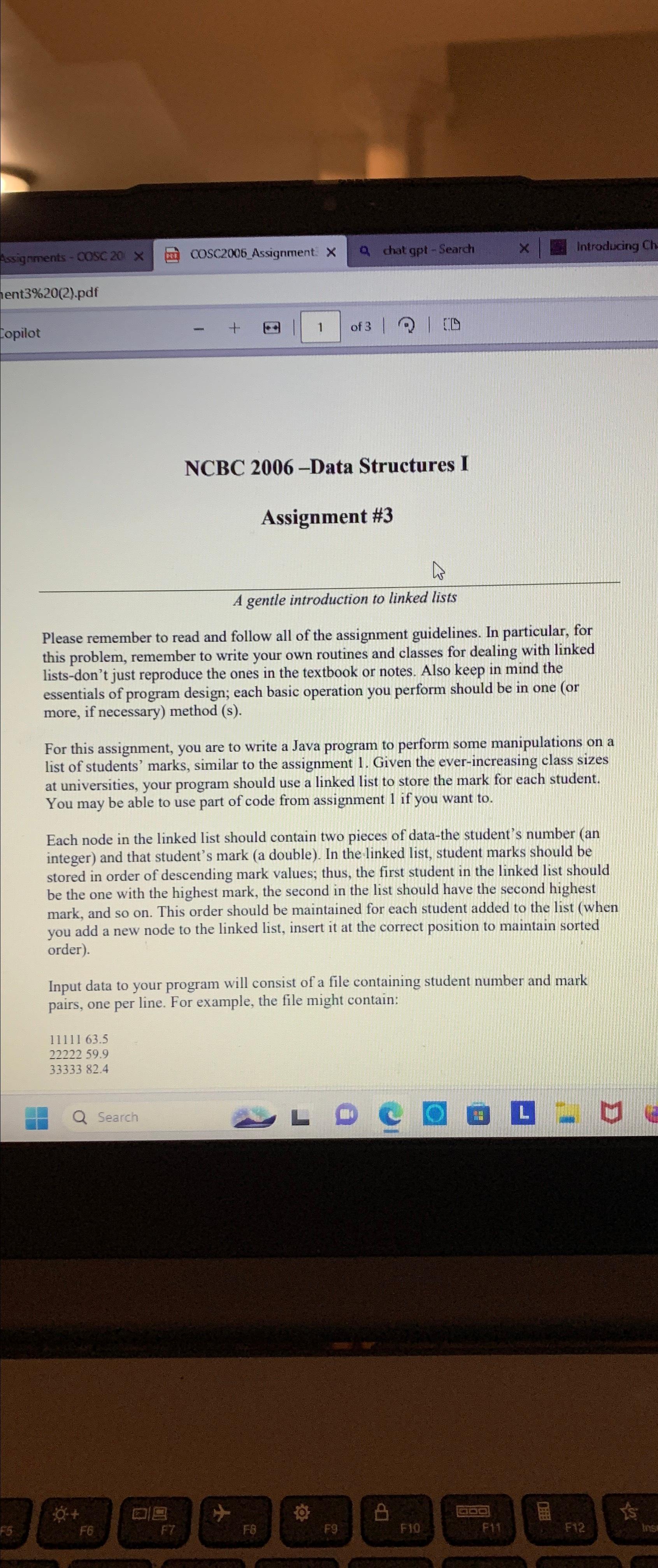 Solved Assignments- cosc20xcosc2006 ﻿Assignment:A hat | Chegg.com