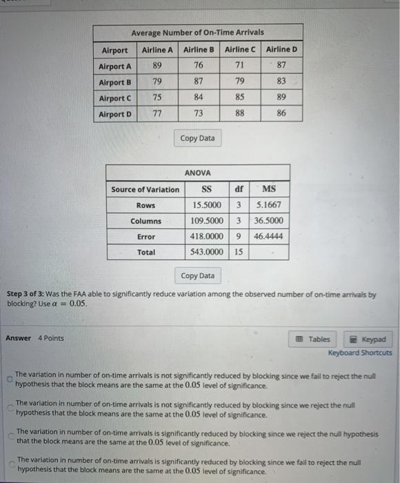Solved The FAA is interested in knowing if there is a | Chegg.com