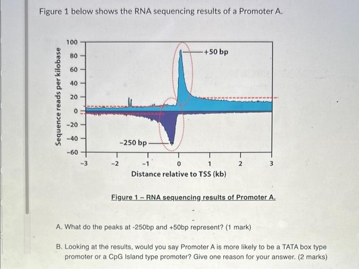 Solved Figure 1 below shows the RNA sequencing results of a | Chegg.com