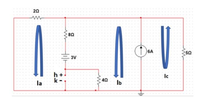 Solved Using MESH Currents, calculate: 1. Ia, Ib and Ic Mesh | Chegg.com