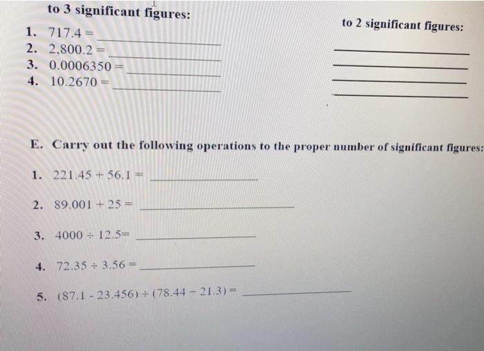 Solved to 2 significant figures: to 3 significant figures: | Chegg.com