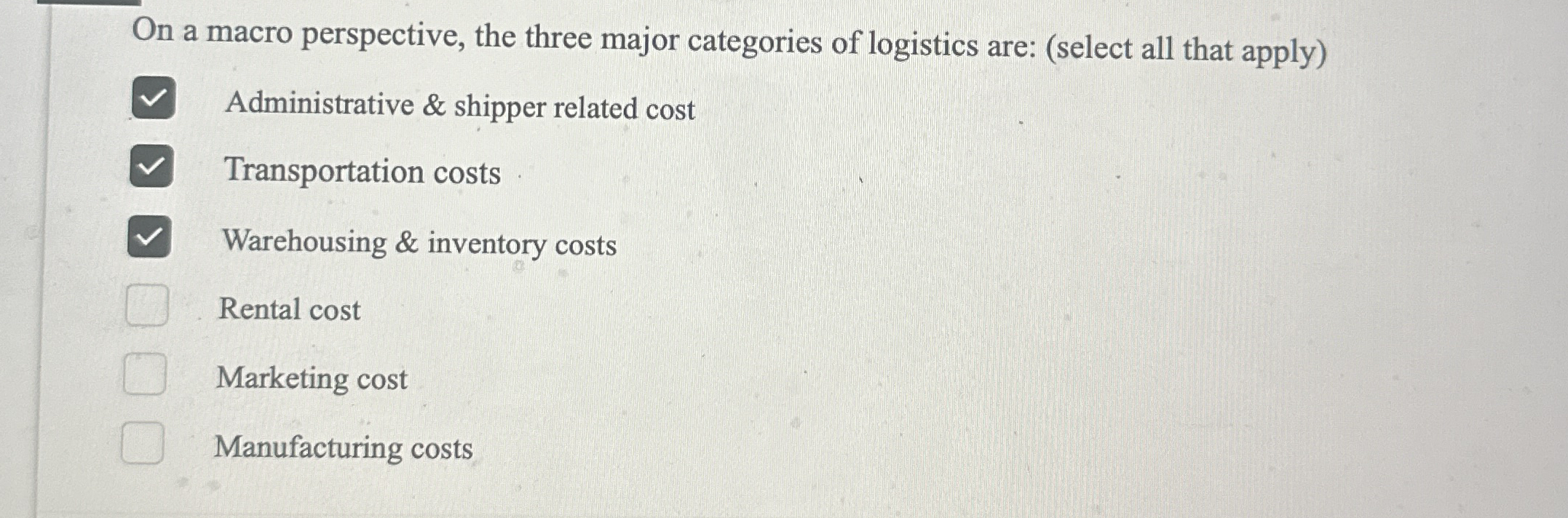 On a macro perspective, the three major categories of | Chegg.com