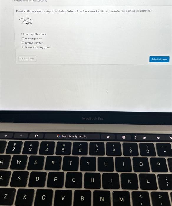 Solved Consider the mechanistic step shown below. Which of | Chegg.com