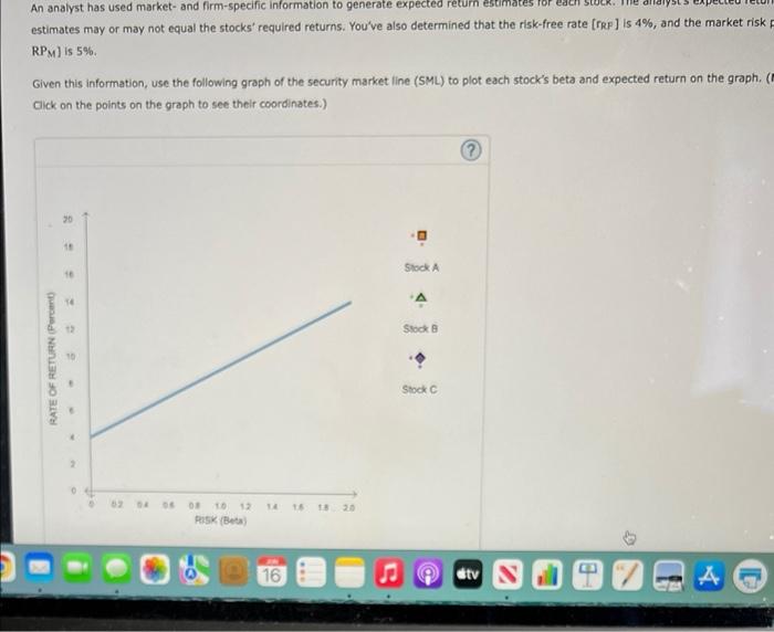 Solved Stock Beta Standard Deviation Expected Return A 0.5 | Chegg.com