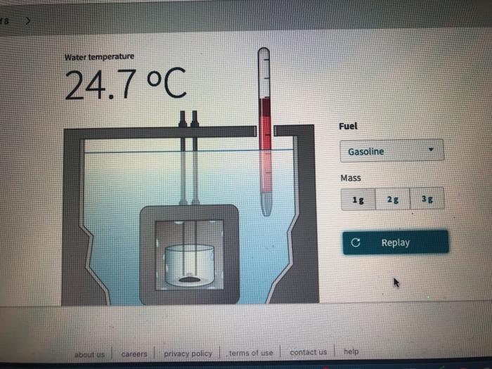 Use the interactive to observe the temperature change | Chegg.com