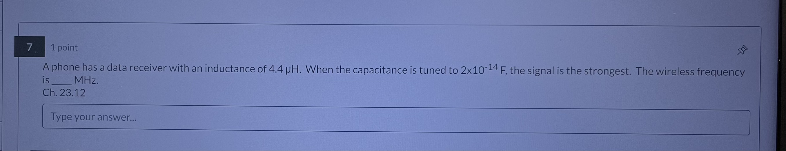 Solved 71 ﻿pointA phone has a data receiver with an | Chegg.com